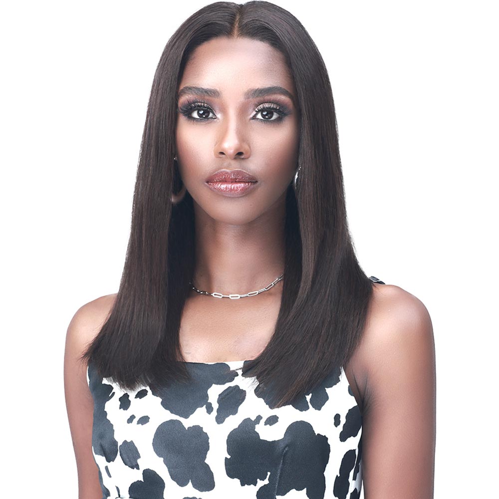 BobbiBoss Virgin Remi Human Hair Lace Front Wig - MHLF908 Natural Stra ...