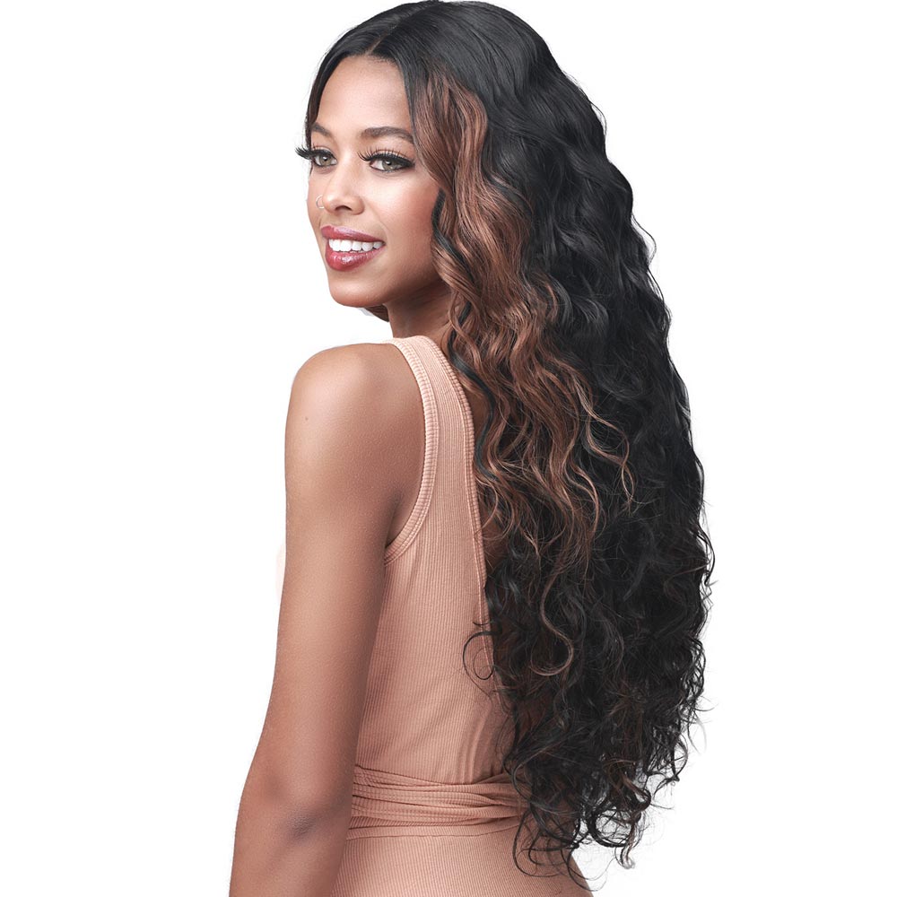 BobbiBoss Miss Origin Human Hair Blend Lace Front Wig - French Wave 24 ...