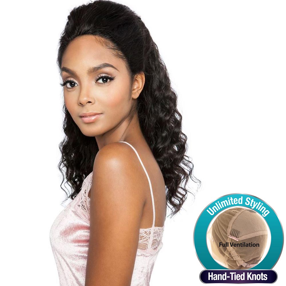 Trill Unprocessed Hair Whole Lace Wig - TRL4320 (Deep Wave 18"~20 ...
