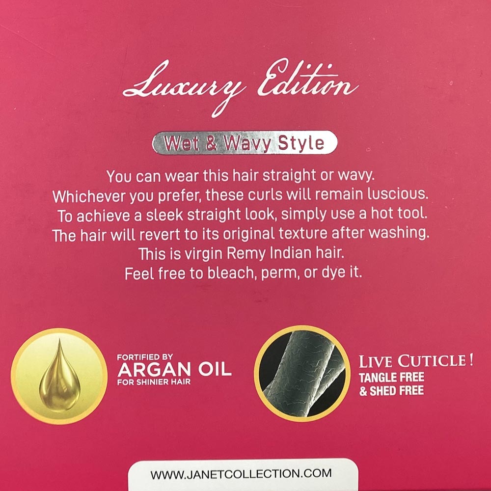 Janet Luscious Wet & Wavy Human Hair Wig - Isla – beautyshoppers.com