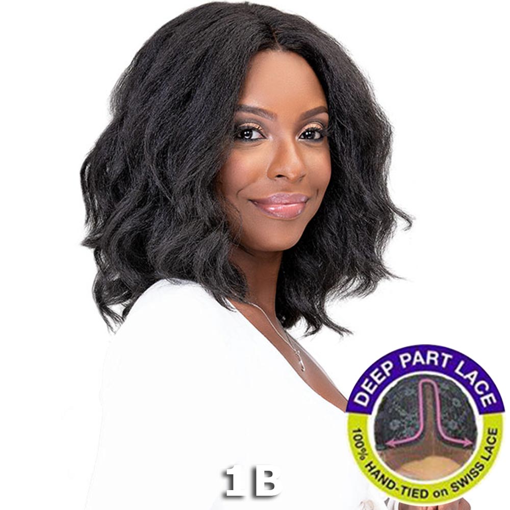 Janet Natural Me Yaky Texture Hair Lace Front Wig - Jode ...