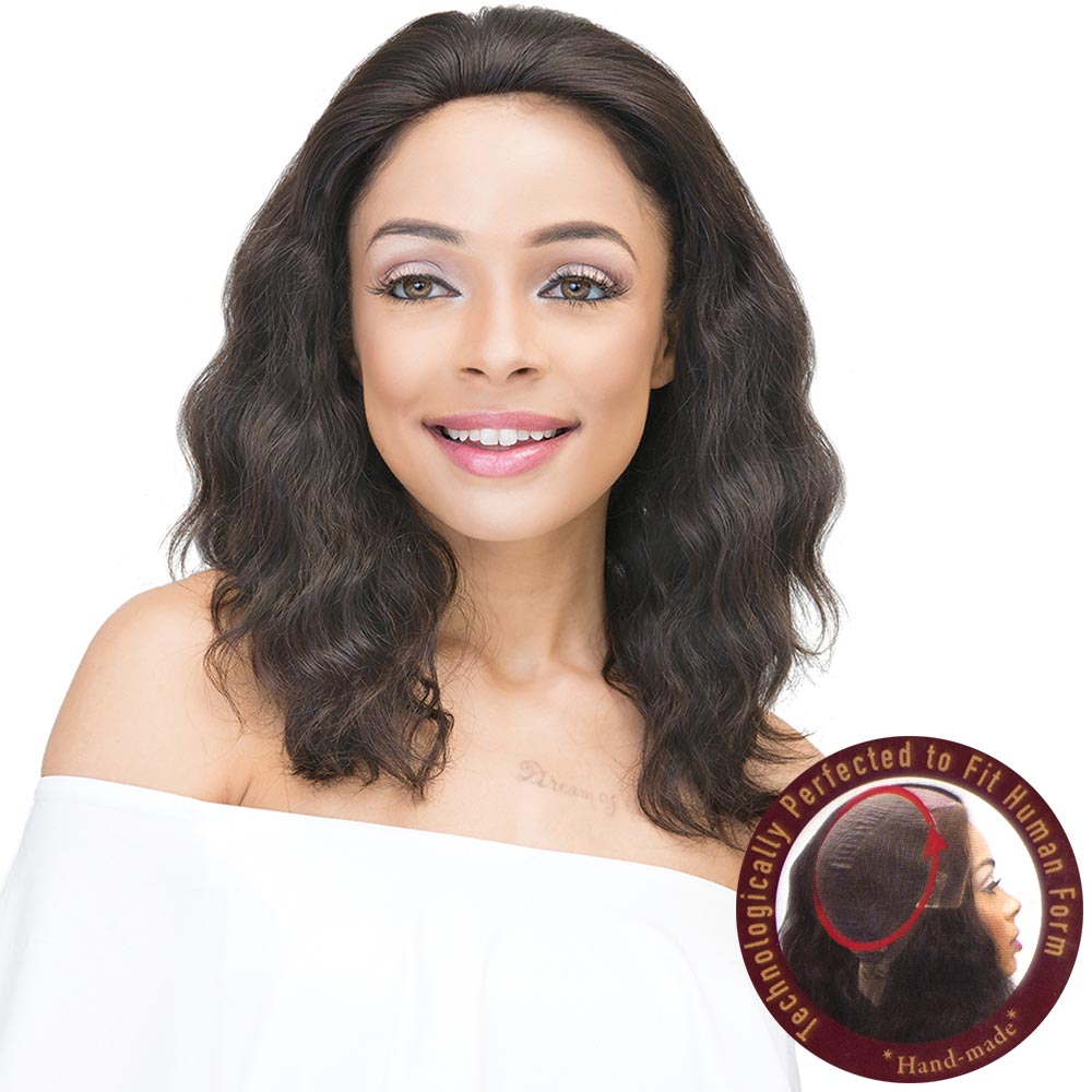 Janet Collection Unprocessed Hair 360 Lace Wig - NATURAL 18 ...