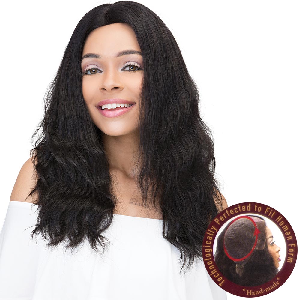 Janet Collection Unprocessed Hair 360 Lace Wig - NATURAL 22 ...