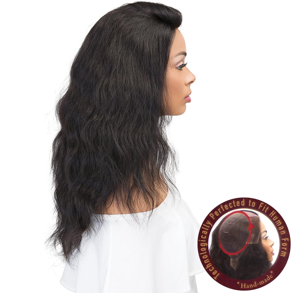 Janet Collection Unprocessed Hair 360 Lace Wig - NATURAL 22 ...